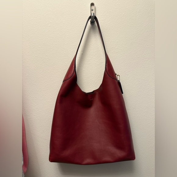 Coach | Bags | Coach Brooklyn Shoulder Bag 39 In Dark Ruby With Brass ...
